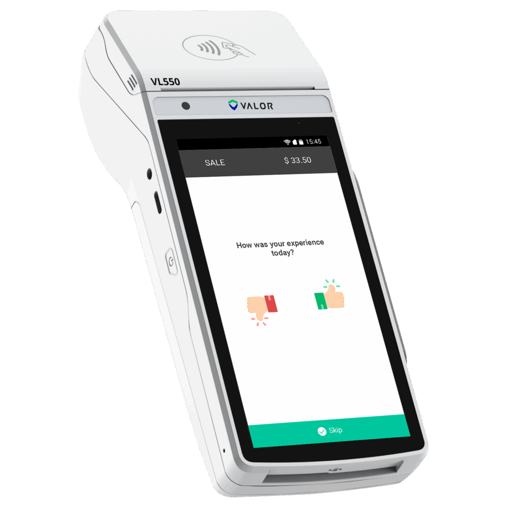 VL550 Portable Android POS Terminal | Valor PayTech